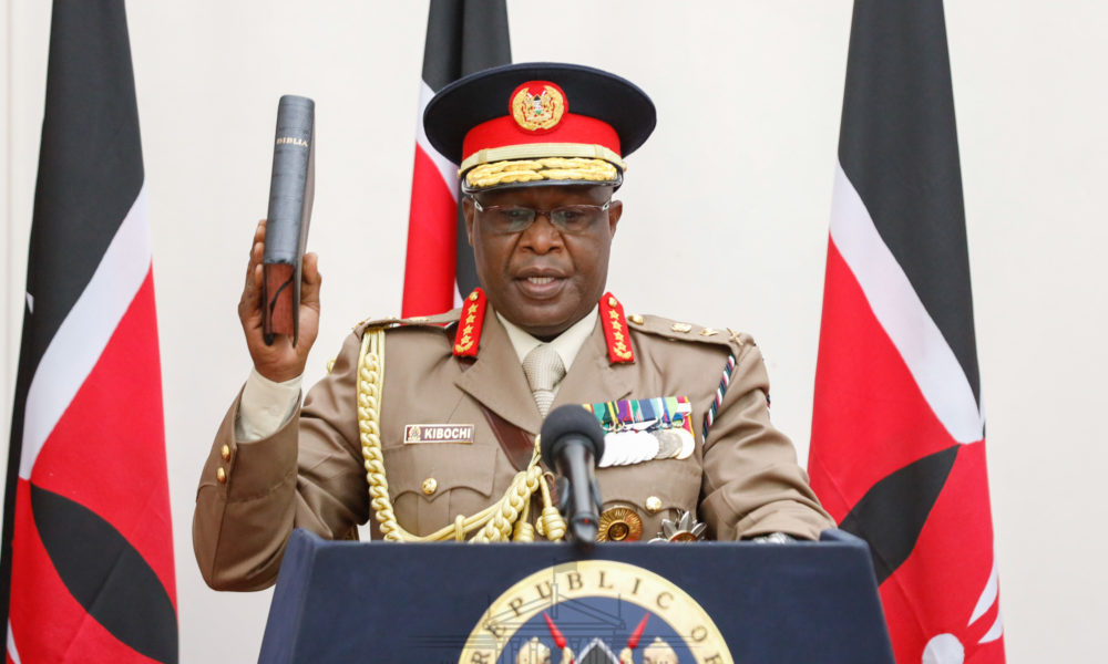 General Robert Kibochi Sworn In As New Chief Of Kenya Defence Forces ...