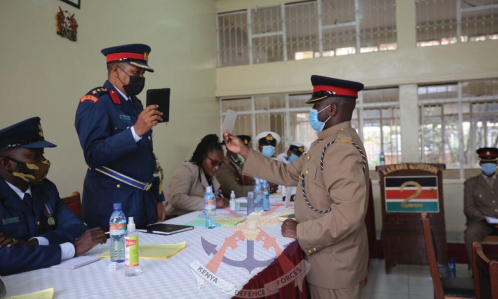 Three KDF Officers Arraigned In Martial Court For Recruitment Fraud - Kenya Insights
