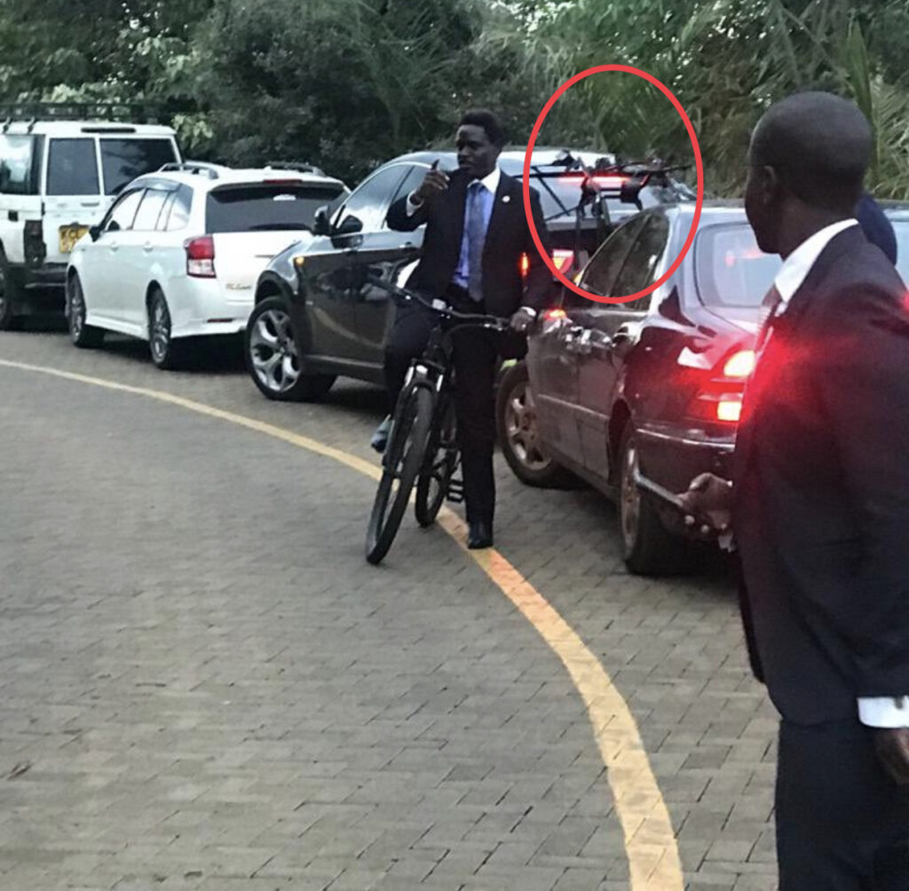Cycling To Work? Nelson Havi Busted - Kenya Insights