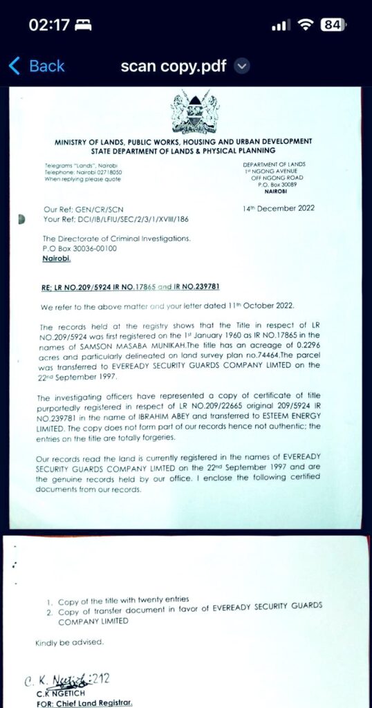 Esteem Energy Director Hassan Ibrahim Issak Accused Of Forgery And ...