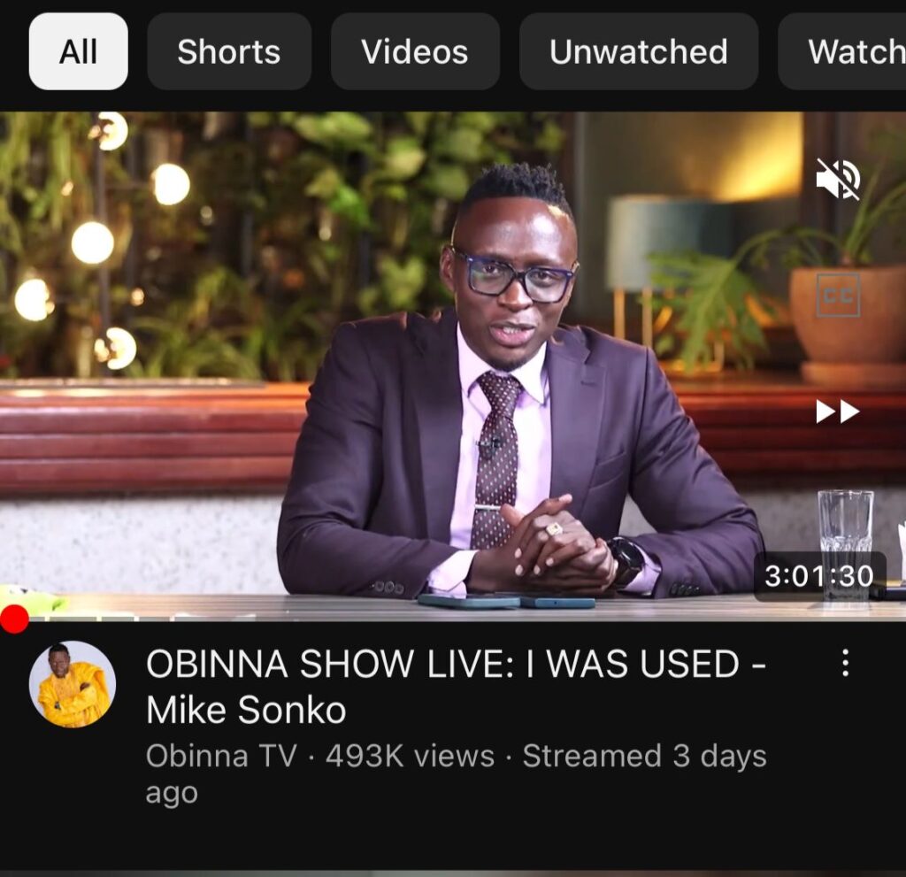 Sonko Interview On Obinna Live Show Breaks Internet - Kenya Insights