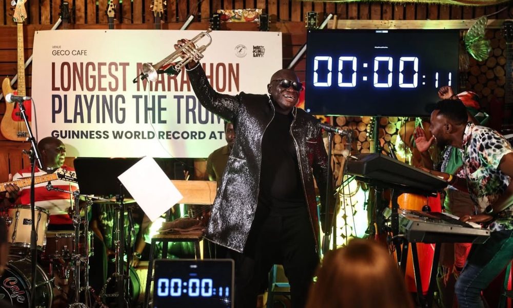 Kenyan Trumpeter MacKinlay Mutsembi Completes 24-Hour Marathon, Eyes ...