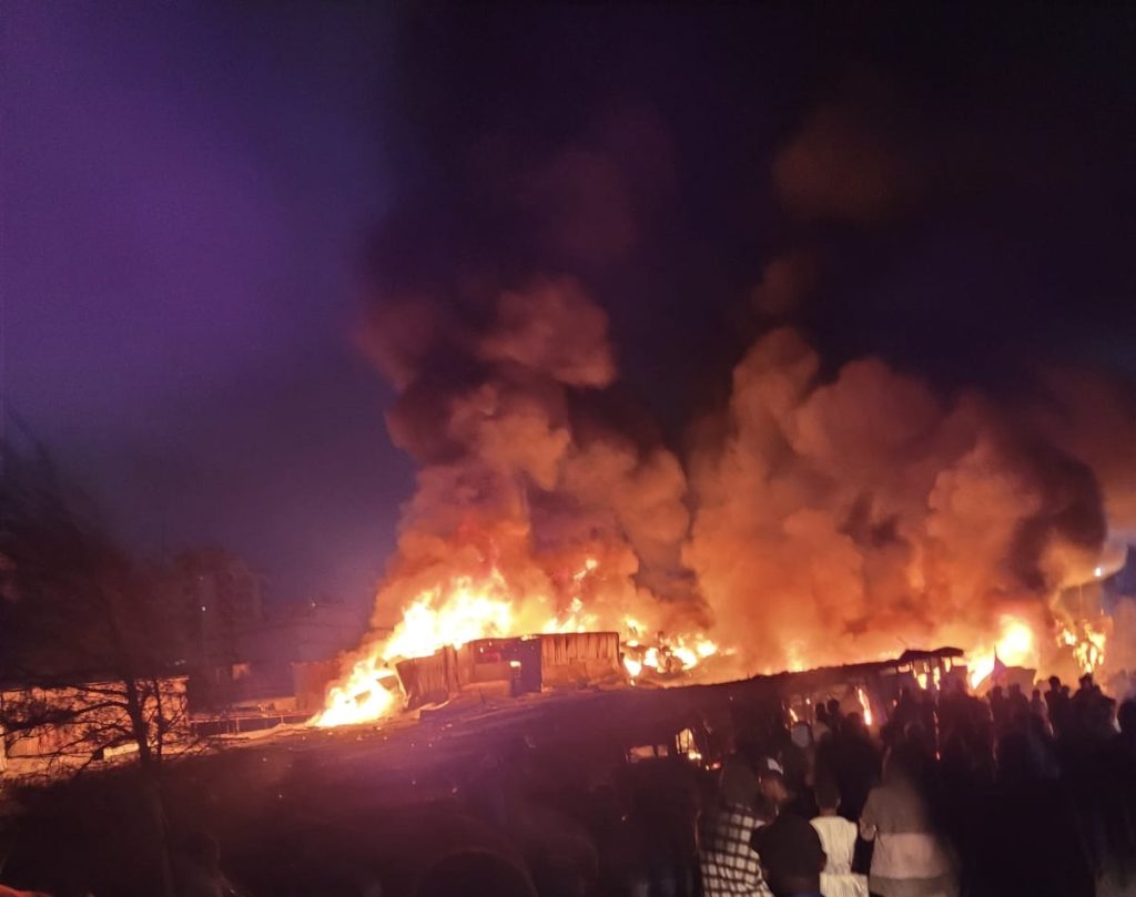 New Fire Destroys Section of Gikomba Market - Kenya Insights