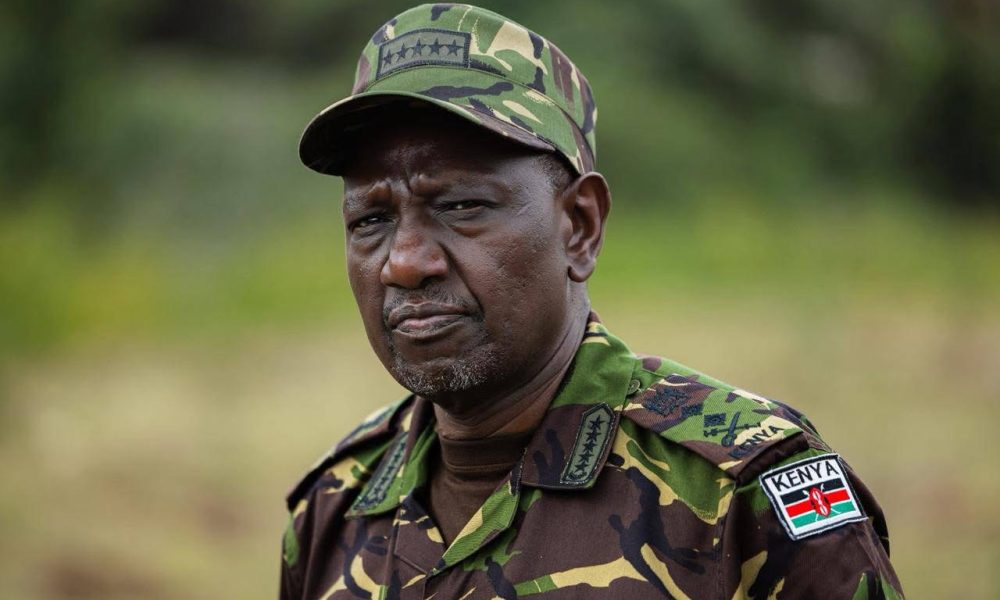 PHOTOS: Ruto Stuns in First Symbolic Appearance in Full Kenya Army ...