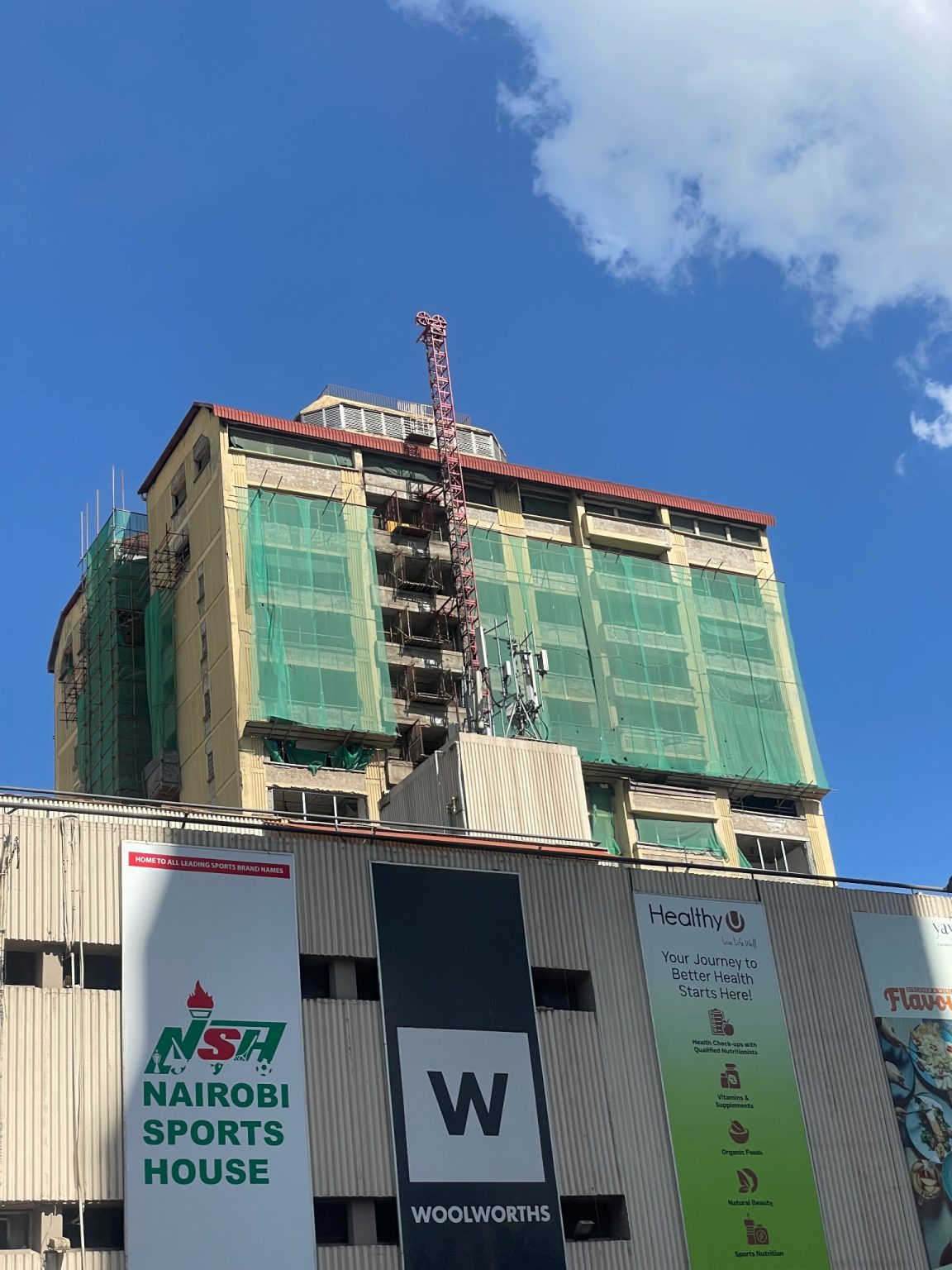 Construction Of Stalled Yaya Center Block Resumes After More Than 3 ...