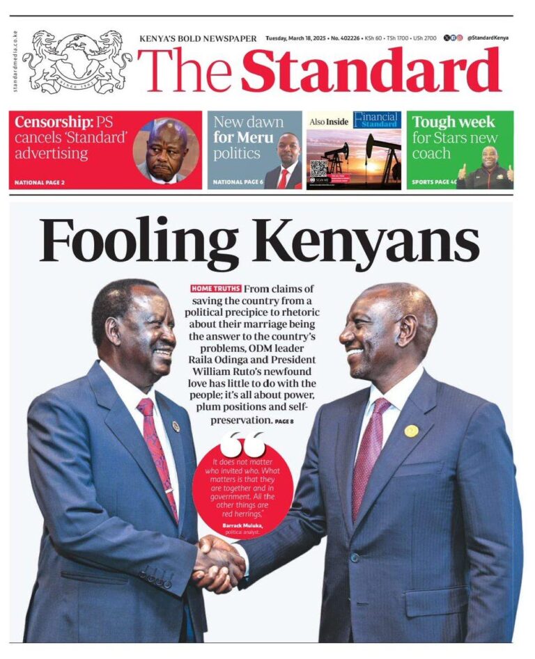 Furious Ruto Lashes Out at Gideon Moi Over Repeated ‘Blackmail ...